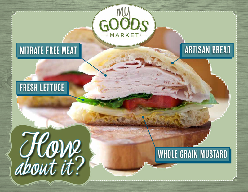 My Goods Market: In-Store Posters | relmmedia